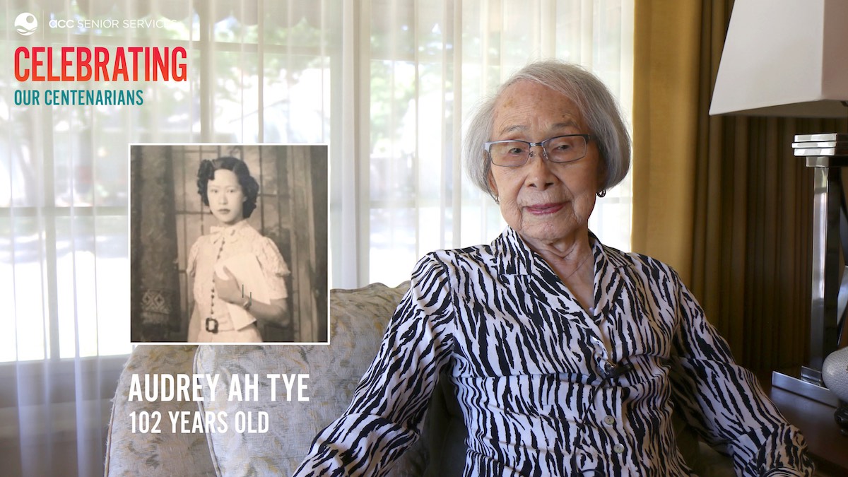 Celebrating Our Centenarians: Audrey Ah Tye - ACC Senior Services